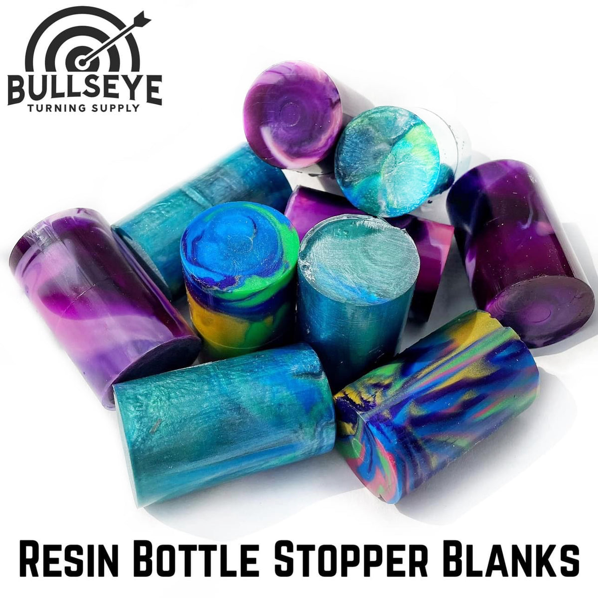 Resin Bottle Stopper Blanks – Bullseye Turning Supply